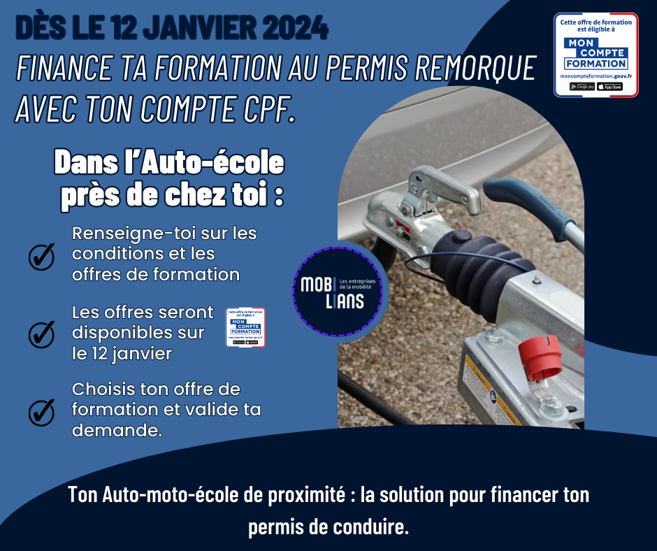 Permis B96 - Permis remorque - Auto-moto école COLLOT